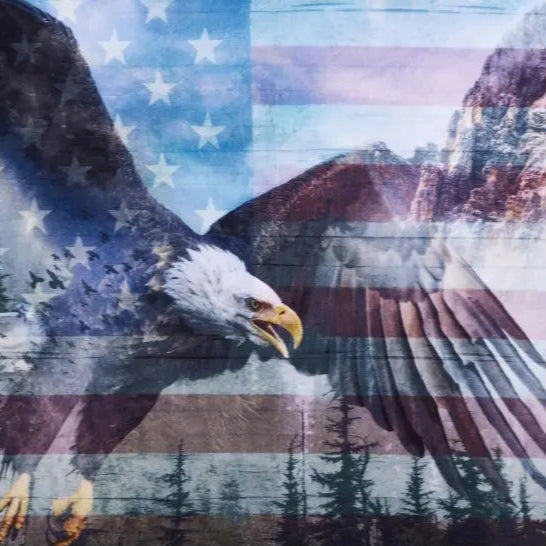 Hoffman USA Wild Digital Cuddle Americana - Panel – Prismatic Fiber Arts